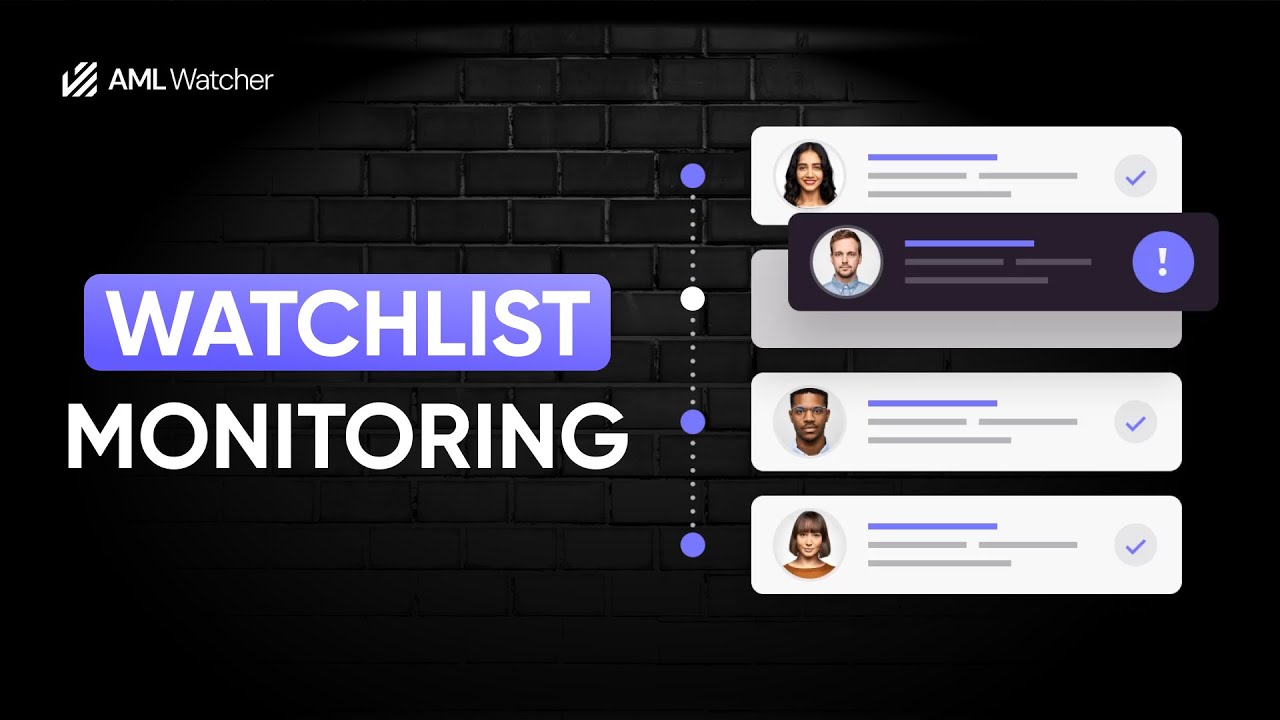 Watchlist Screening | AML Watcher (solution for Anti Money Laundering)