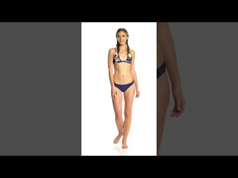 Roxy Hippy Hour Fixed Triangle Bikini Top | SwimOutlet.com