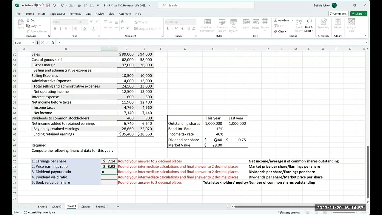 Homework Walkthrough Chapter 14-2