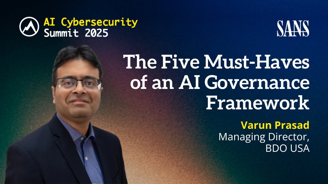 The Five Must-Haves of an AI Governance Framework