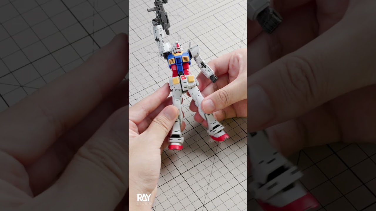[RAY] かっこいいポーズを決めよう！Let’s Strike Some Cool Poses!  #ガンダム制作 #gunpla #gundam