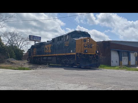 CSX 7385 Leads X692 with a Shave And A Haircut