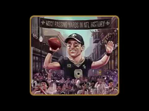 Drew Brees is alltime NFL Passing Record Leader (Official VIDEO)