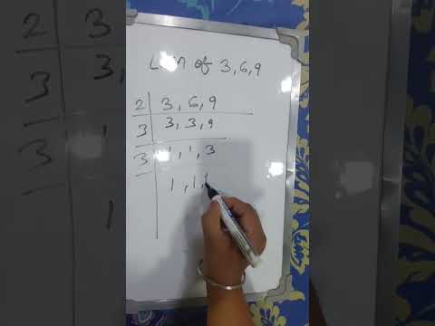 LCM of 3 6 9 #lcm #shorts #youtubeshorts #viral #short #shortsfeed #learnmathsandsciencewithhardeep