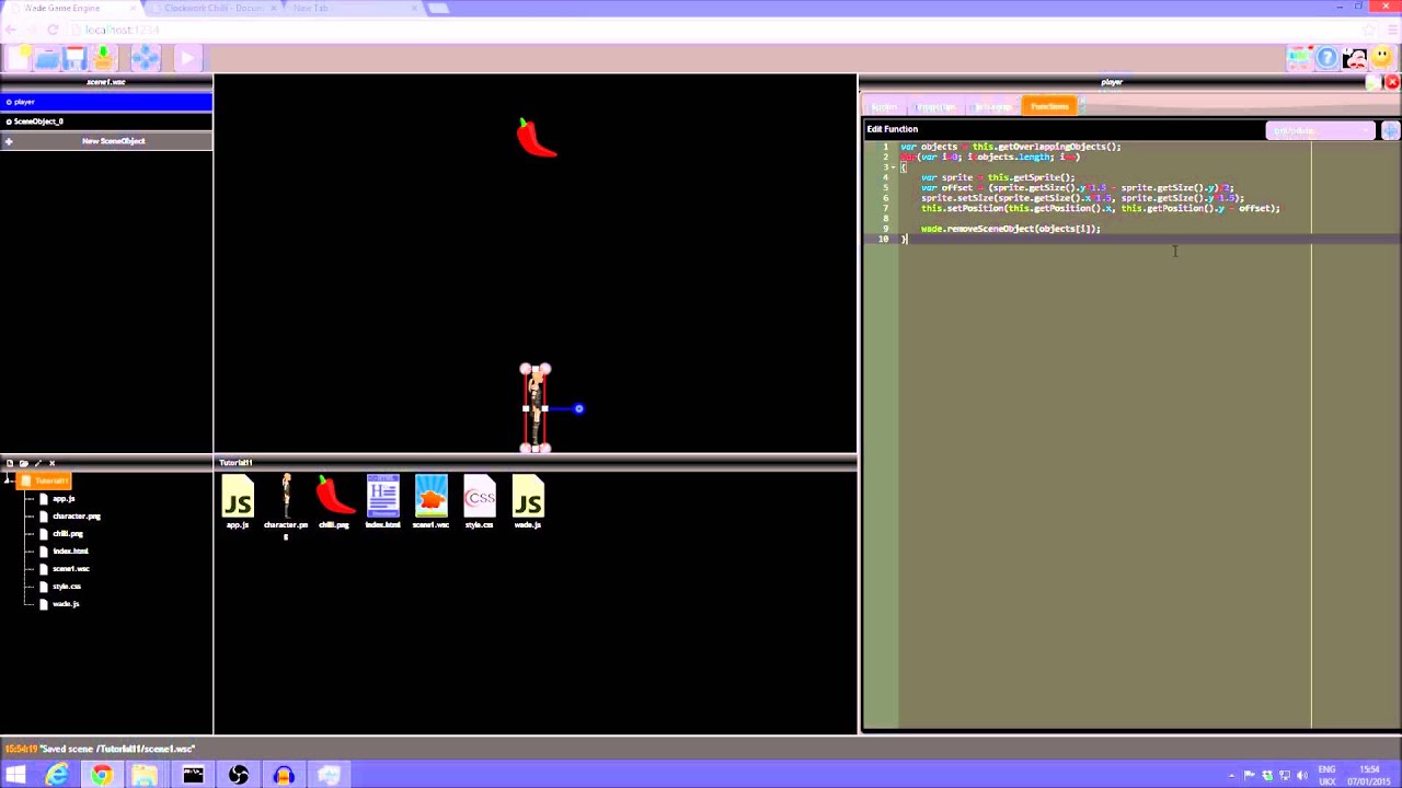 Making HTML5 games with WADE - Custom Object Properties