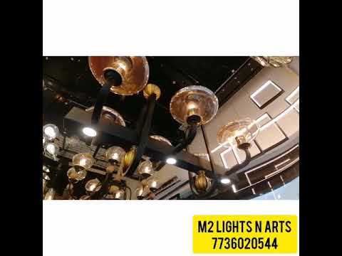 SPANISH DESIGN CHANDELIER WITH OBSCURE GLASS FINISH 🍸🍸