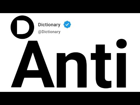 Anti Significado En Inglés