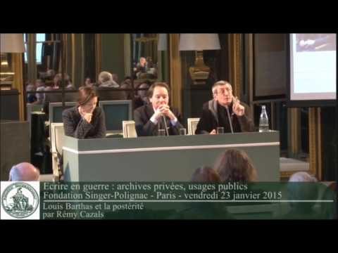 Conférence sur Louis Barthas par Remy Cazals – Dominique Richert 1914 ...