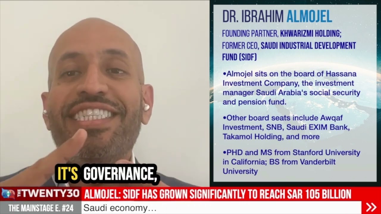 Ibrahim Almojel discusses his rise to SIDF CEO and Saudi's total transformation since Vision 2030