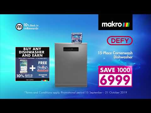 Makro - Mega Dishwasher Sale - September 2019