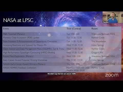 Plenary Session: NASA Headquarters Briefing