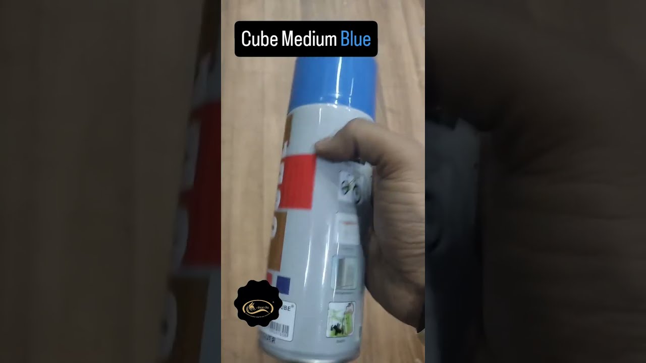MEDIUM BLUE CUBE SPRAY PAINT CALL NOW 9220338266📞HURRY UP ONLY LIMITED STOCK AVAILABLE ❗SALE SALE💥