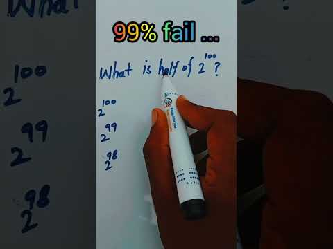 What is half of 2¹⁰⁰? #mathshortcut #math #mathematics