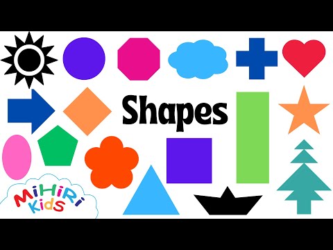 Shapes Names With Pictures - Learning For Children - Learn at Home