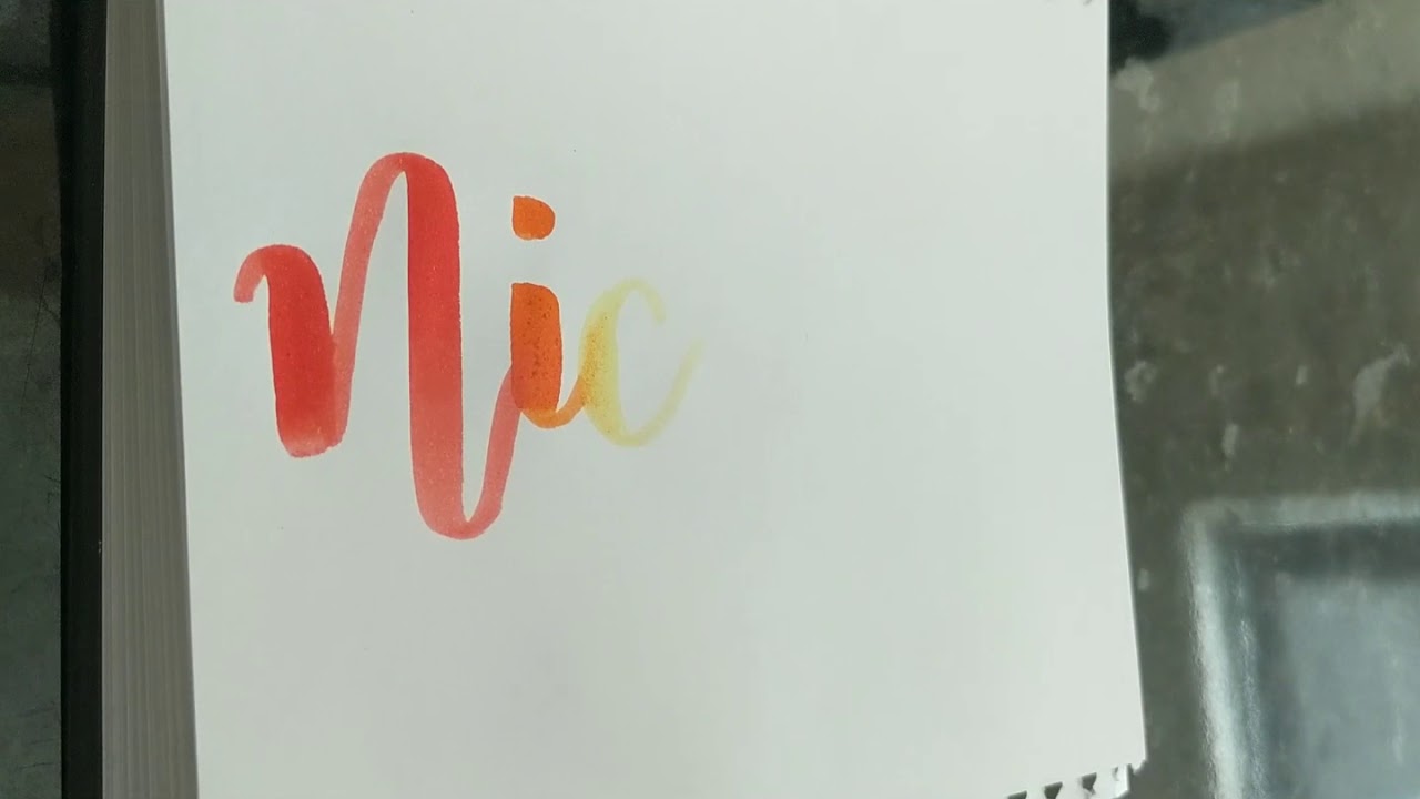 Nicole - names in modern calligraphy