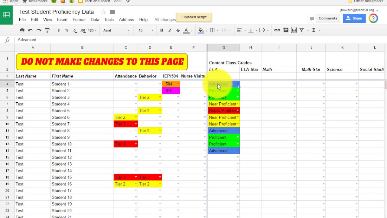 Virtual Data Wall Training