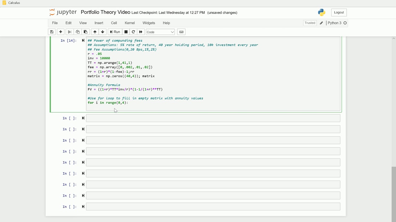 Portfolio Theory in Python: Part 2
