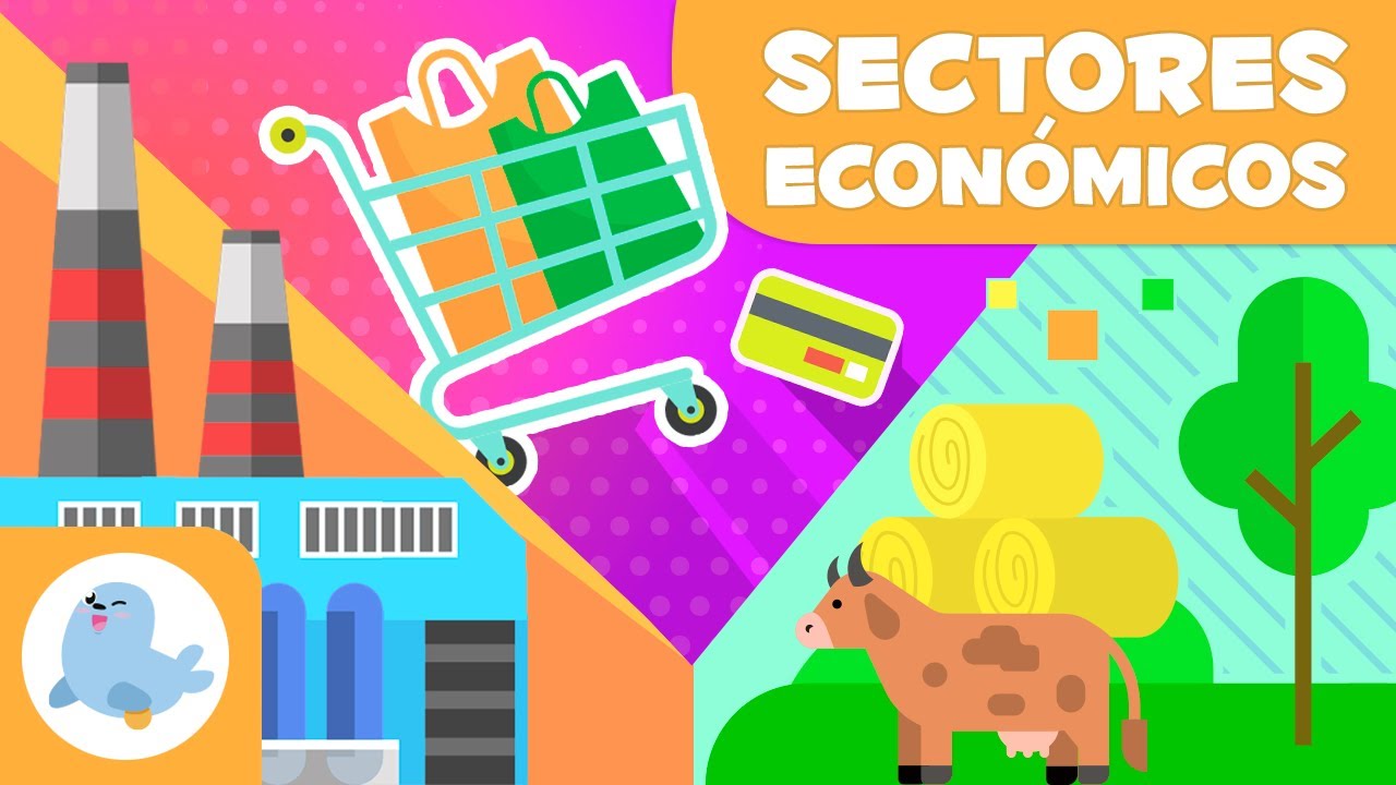 Sector PRIMARIO, SECUNDARIO y TERCIARIO 🥕🏭🩺 La ACTIVIDAD ECONÓMICA para niños