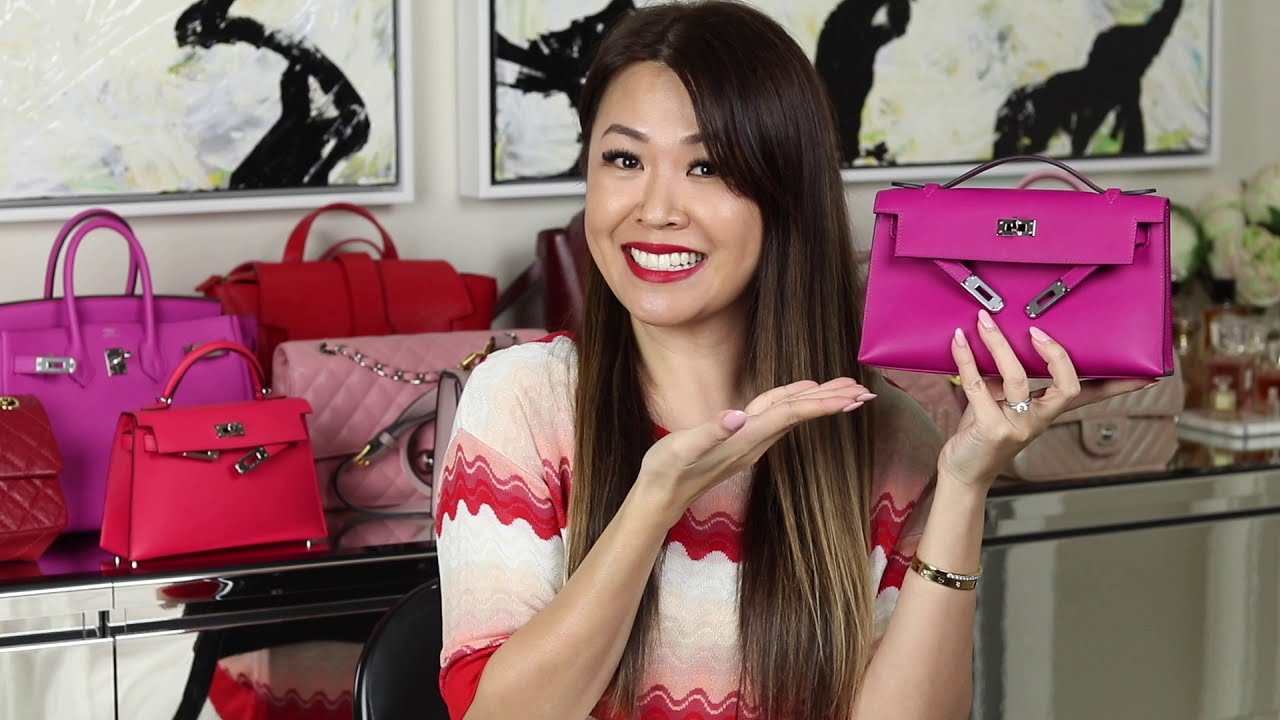 MY PINK/RED LUXURY HANDBAG COLLECTION + Mod Shots 2020 | ft. Chanel, Hermes, LV | Mel in Melbourne