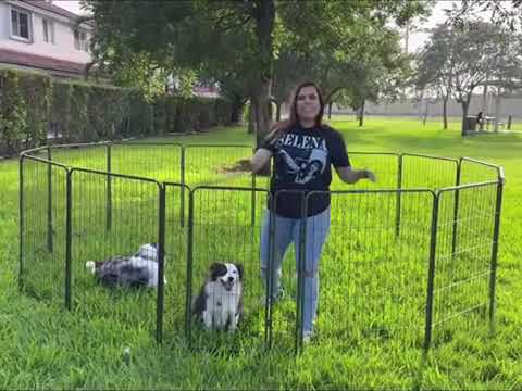 Buy From Amazon-Homeplus Dog Playpen for Indoor Use - Stress-Free and Safe Play