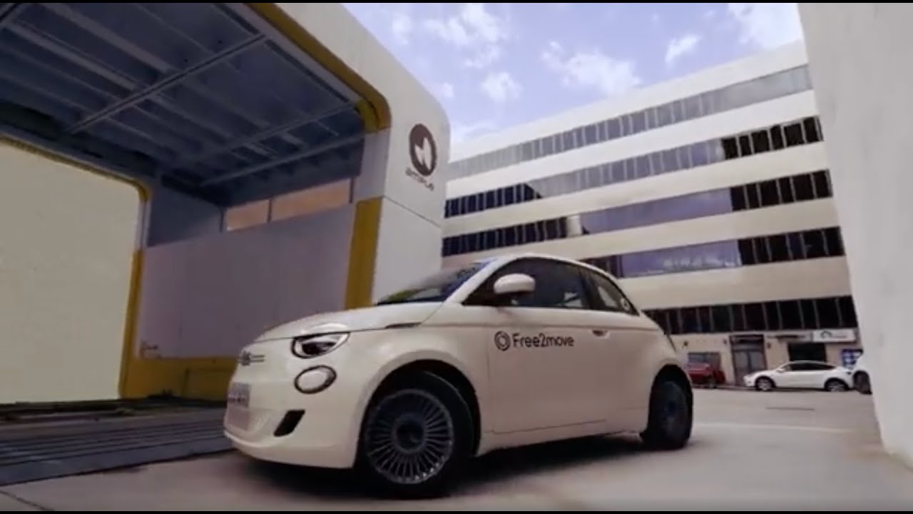 Ample's Battery Module Swapping Station Opens in Madrid - autoevolution