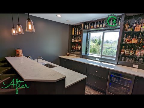 Speakeasy Basement Wet Bar