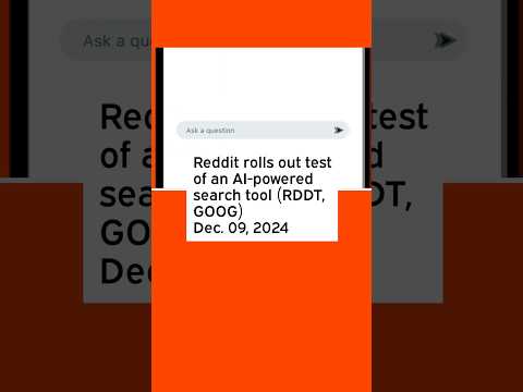 Reddit rolls out test of an AI-powered search tool #RDDT #RDDTStock #RedditAnswers