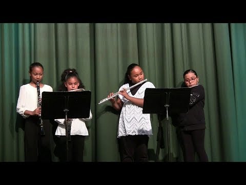 42nd Street Elementary School Woodwind Quartet at LAUSD Westfest April 28, 2018