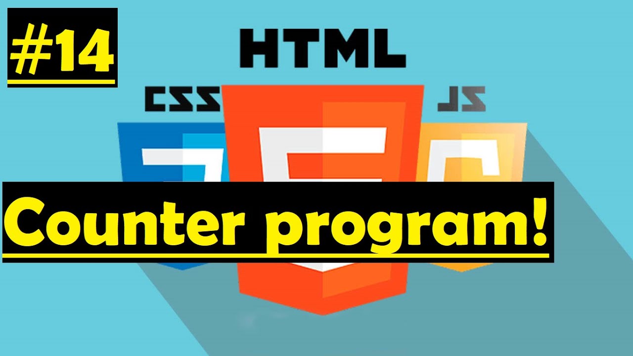 JavaScript - Creating an example counter program - (#13)