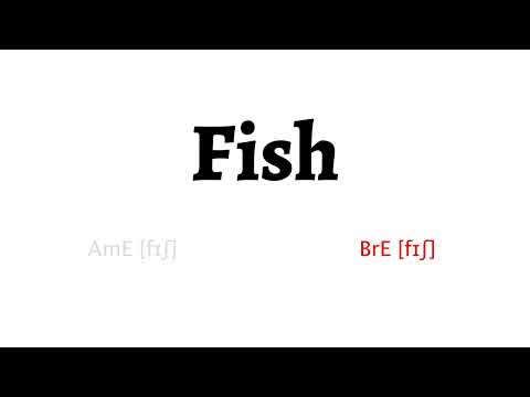 How to Pronounce fish in American English and British Englishfish