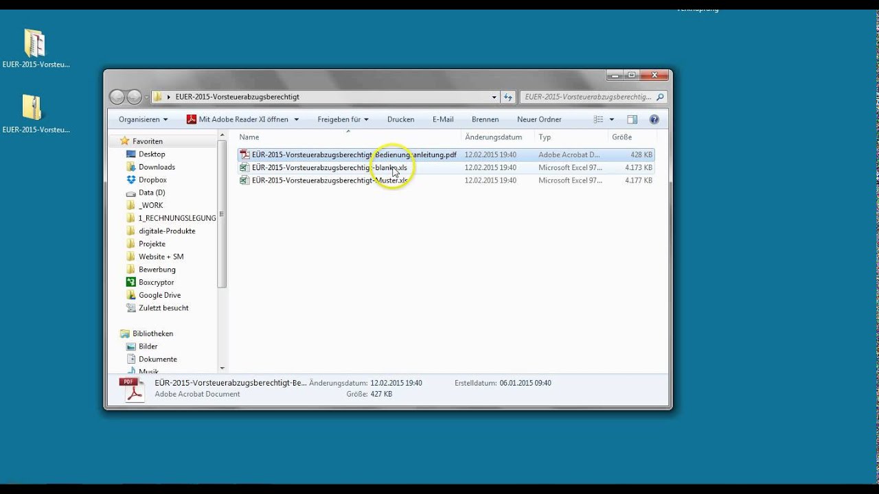 Download Excel Vorlage