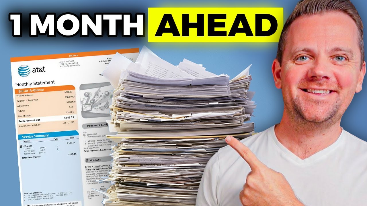 5 Steps To Get One Month Ahead of Your Bills (Beginner Budgeting Tips)