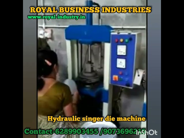 Paper Plate Making Machine - Hydraulic 4 Rolls Paper Plate Making Machines (All In One ...