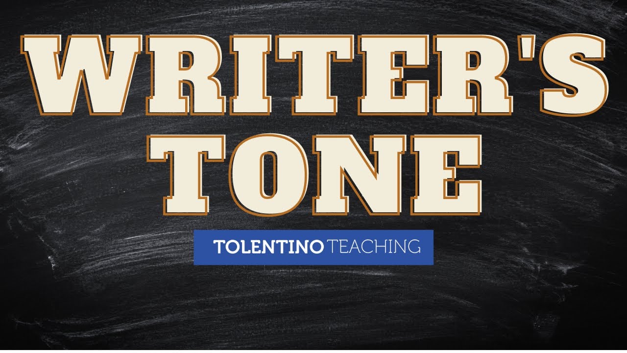 How to Determine a Writer's Tone