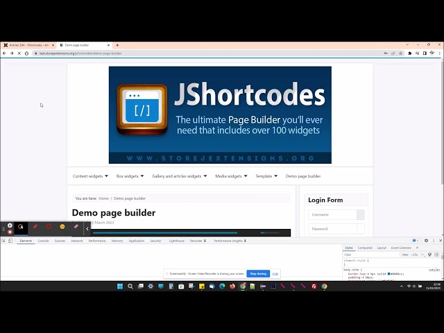 JShortcodes page builder for Joomla with ChatGPT - Joomla Extensions Store