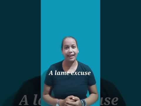 Idioms and phrases complete series 2023 || A lame excuse idiom || idioms and phrases #shorts