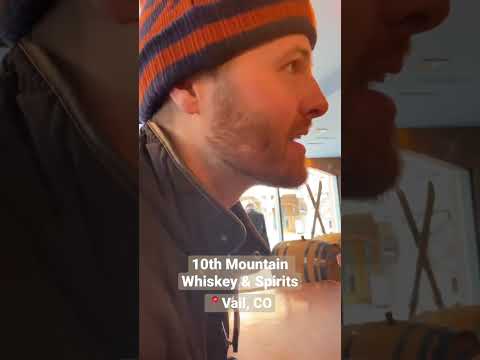 Après Ski is better with #whiskey🥃 Add 10th Mountain Whiskey in Vail, CO to your #skitrip itinerary