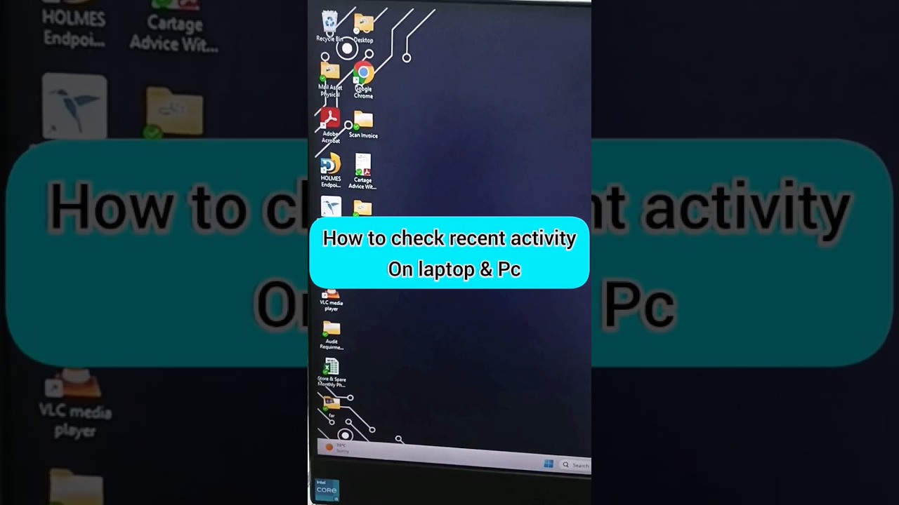 How to check recent activity on pc or laptop #shorts #recent #viral #ytshorts