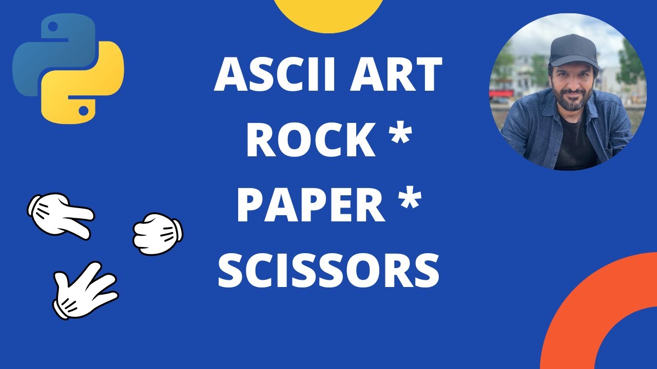 Python Rock Paper Scissors | ASCII art | Beginner Python Project