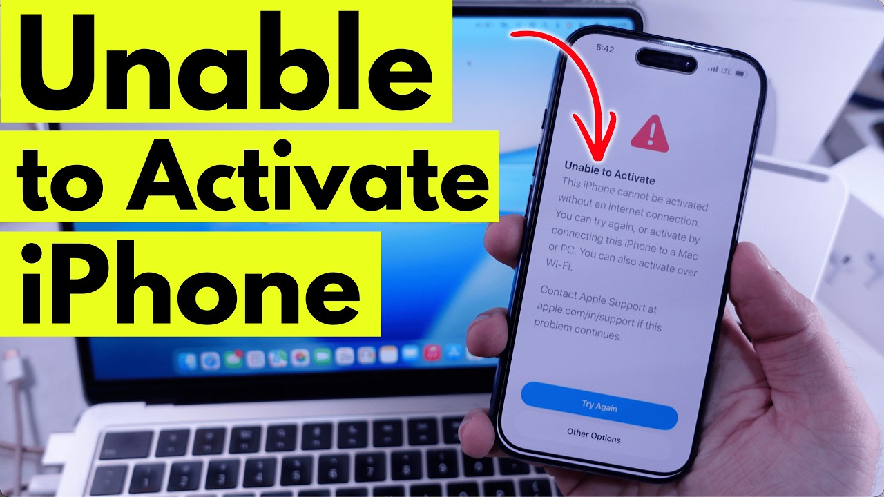 Fix Unable to Activate iPhone error (2026) - iPhone 17 Pro, Max, 16, 15, 14 - Any iPhone