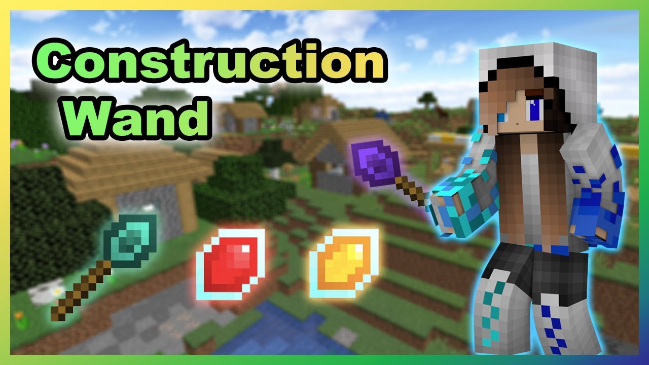Mod Showcase: Construction Wand | Minecraft