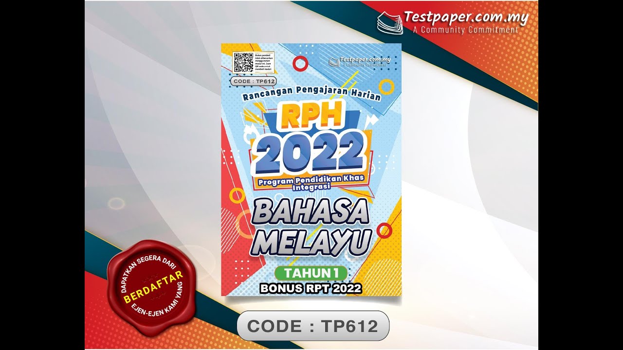 RPH 2022 - PROGRAM PENDIDIKAN KHAS INTEGRASI BAHASA MELAYU TAHUN 1 (TS25)