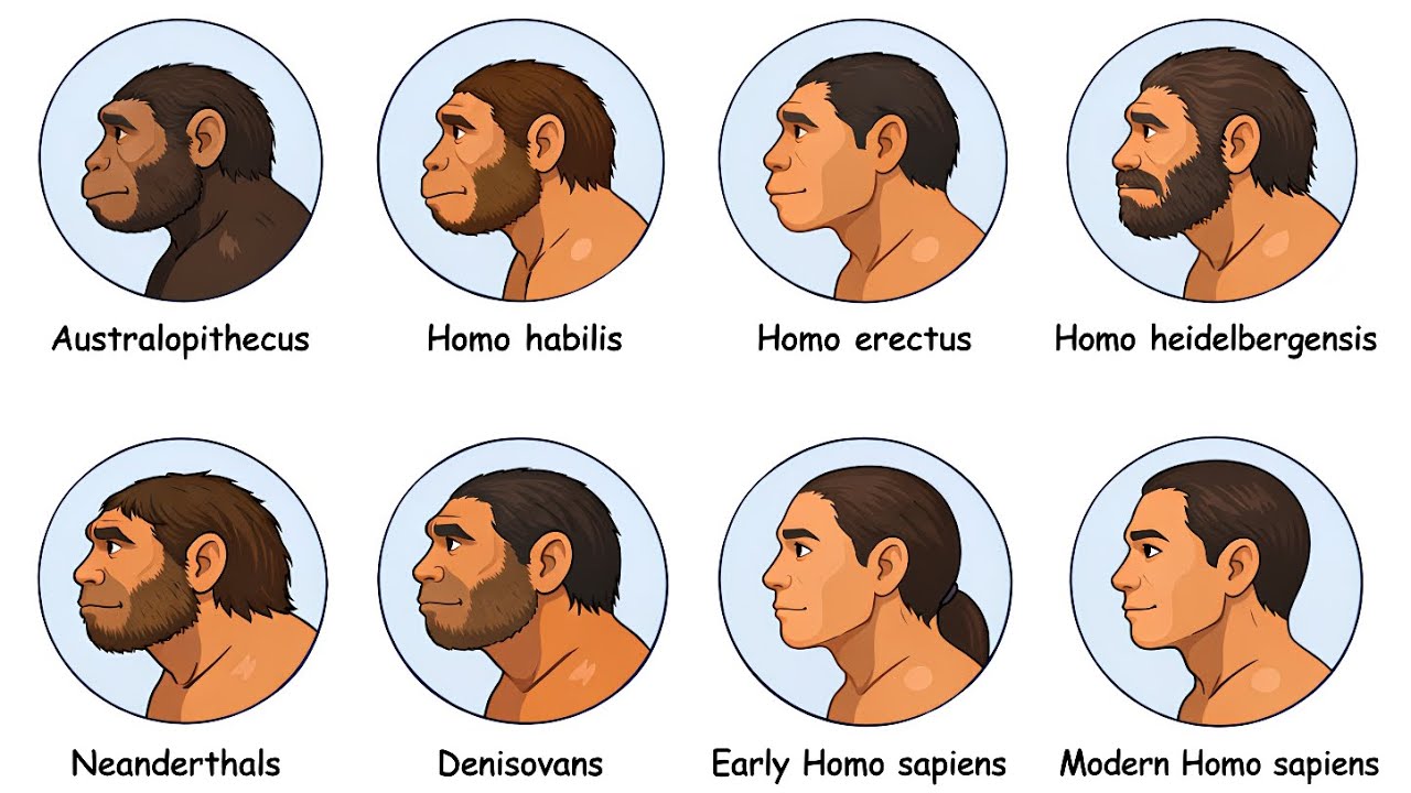 Every Stage of Human Evolution Explained