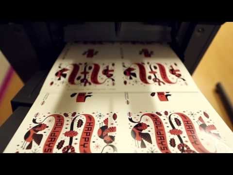 AWESOME MERCH: How To Print An Awesome Xmas Card!