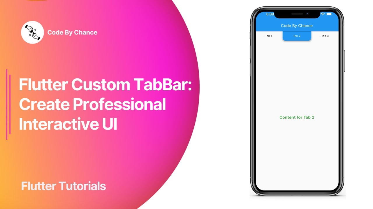 Flutter Custom Tab Bar: Create Professional Interactive UI | Flutter Tutorials