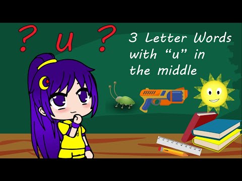 Step 9: Reading 3 Letter words with "u" in the middle Toddler and Kids learning How to read CVC