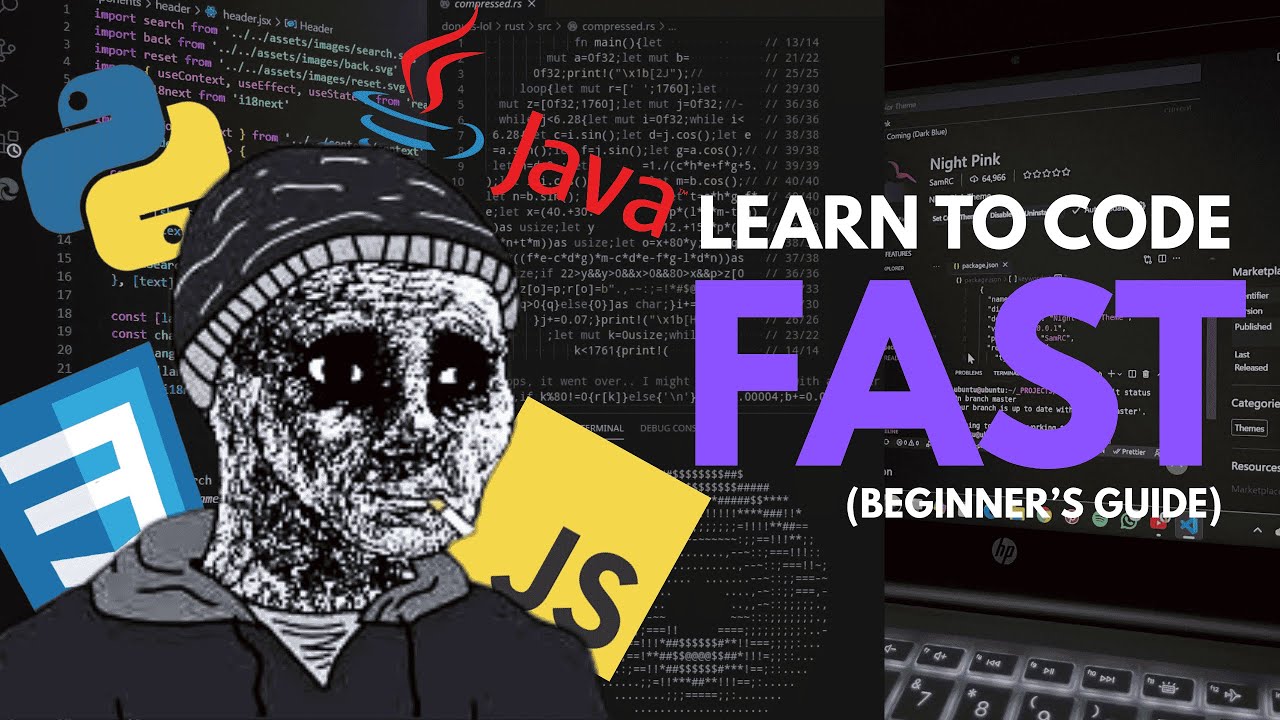 How to Learn Coding FAST And Make Cool Stuff ( Beginner's Roadmap)
