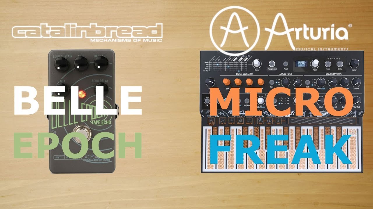 Pedals4Synths - Catalinbread Belle Epoch Tape echo W/ Arturia Microfreak