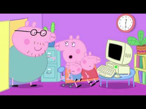 Peppa Pig - Mummy Pig at Work: English ESL video lessons