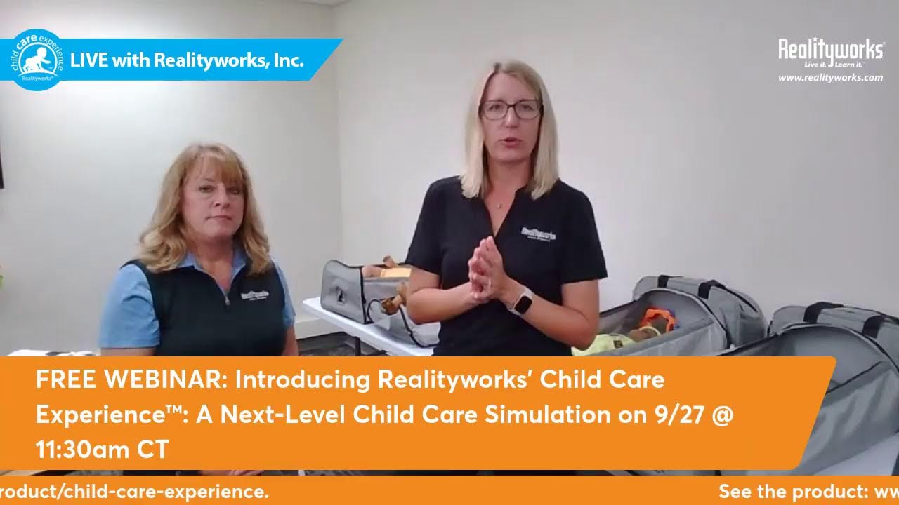 LIVE: See Realityworks' newest program for teaching child care career skills!